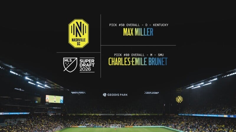 Nashville SC Selects Two Players in 2026 MLS SuperDraft - Williamson Source