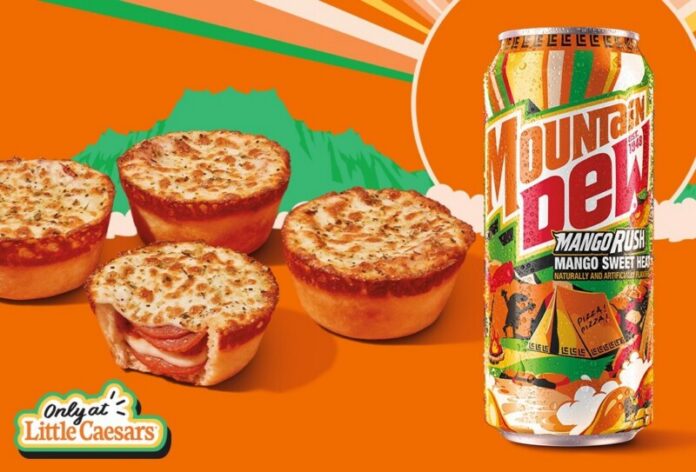 Little Caesars Brings Back Mountain Dew Mango Rush for Summer 2026 ...